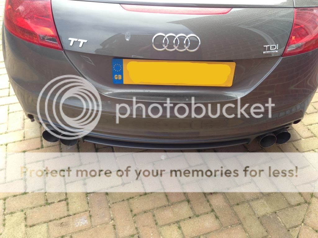 S Line rear diffuser valance MKII TT | Audi TT Forum