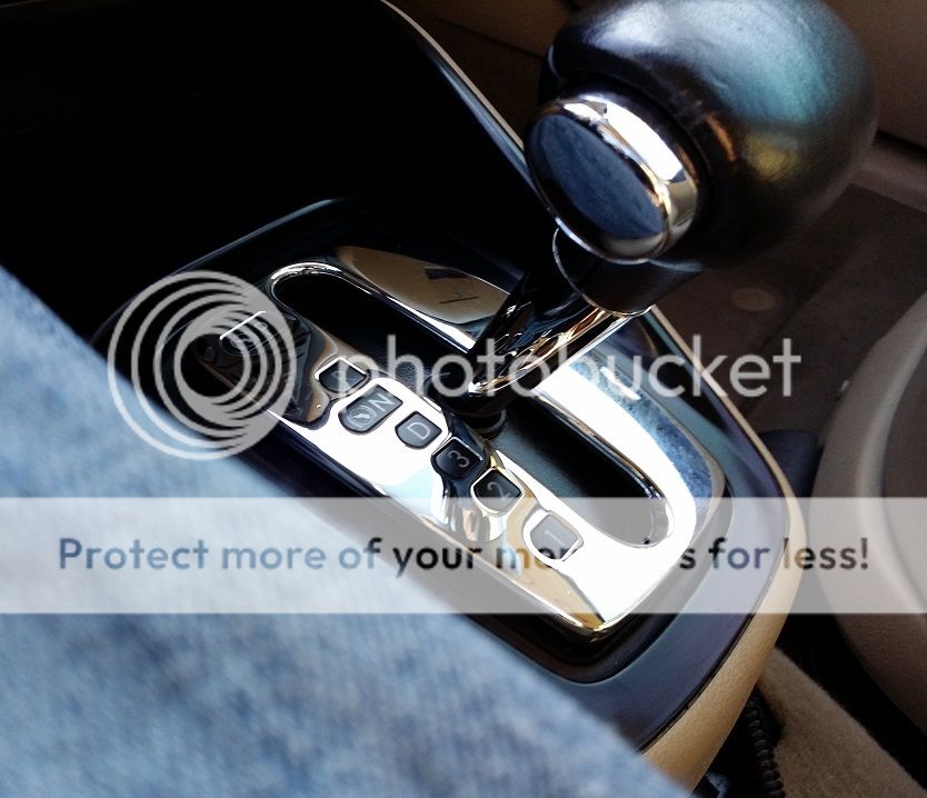 Repair Automatic Shifter Cover Strip + Remove Soft Touch and Polish ...